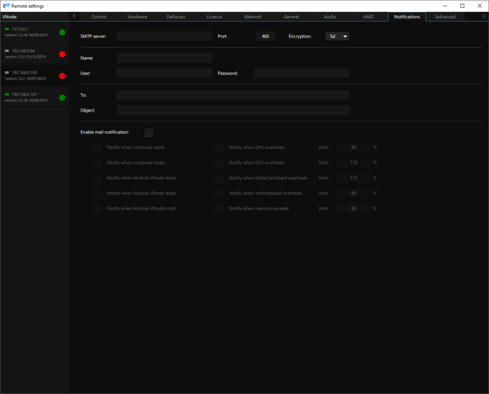 Notifications - Modulo Kinetic user manual - V5