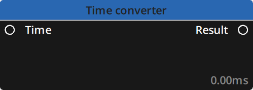 Time Converter - Modulo Kinetic user manual - V5