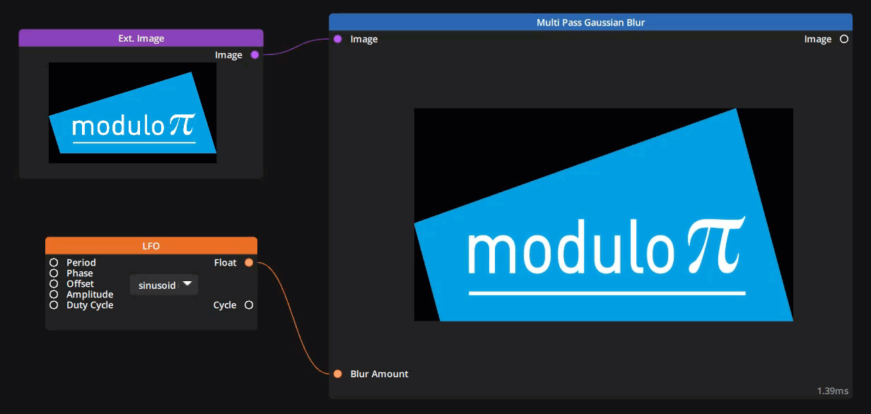 Multi Pass Gaussian Blur - Modulo Kinetic user manual - V5