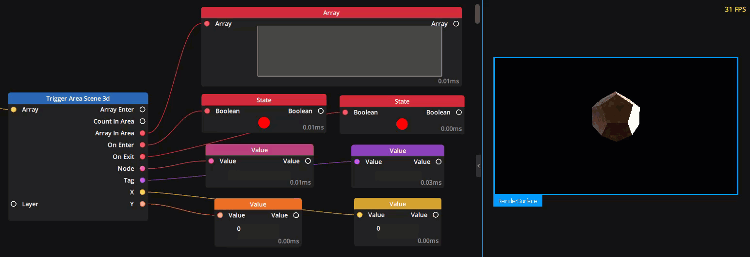 Trigger Area 3D Scene - Modulo Kinetic user manual - V6