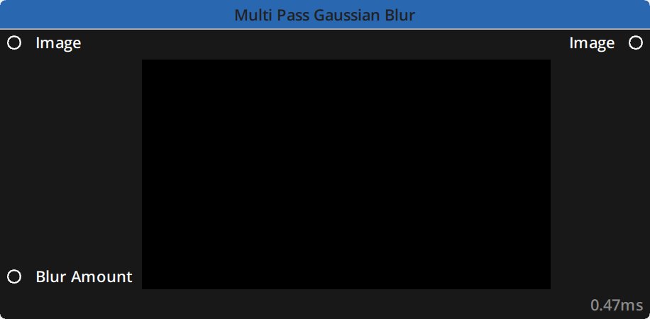 Multi Pass Gaussian Blur - Modulo Kinetic user manual - V5