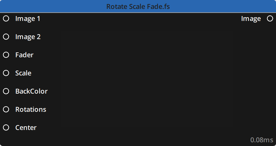 Rotate Scale Fade - Modulo Kinetic user manual - V6