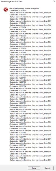 Troubleshooting - Modulo Player user manual - 1