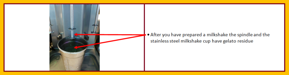 How to Clean Milkshake Machine - Serving Area Manual - 1