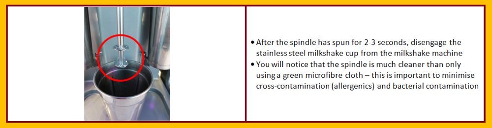 How to Clean Milkshake Machine - Serving Area Manual - 1