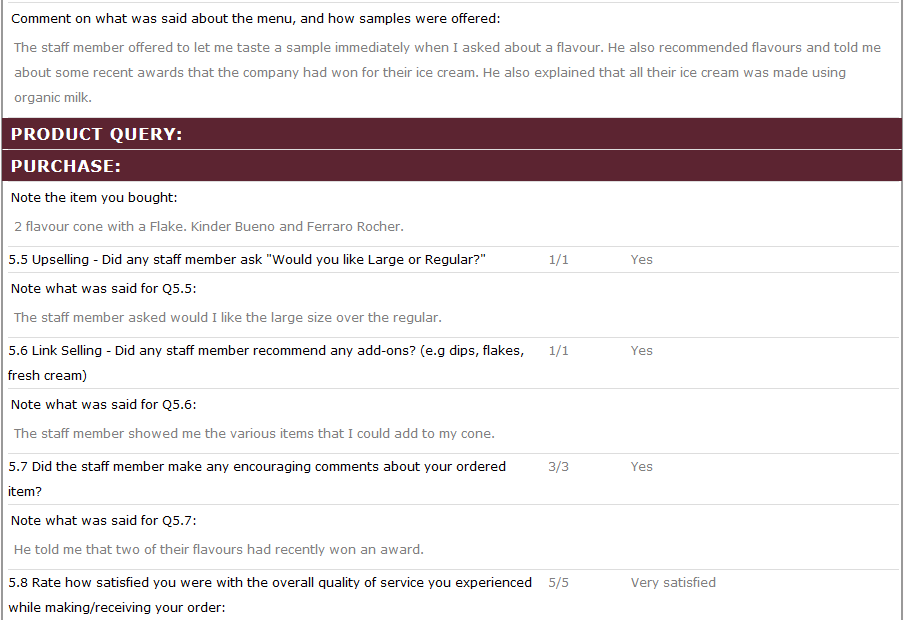 Mystery Shopper - Ginos Management Training Module - 1