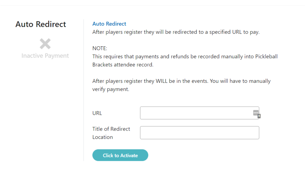 Auto Redirect - PB Manual - 1