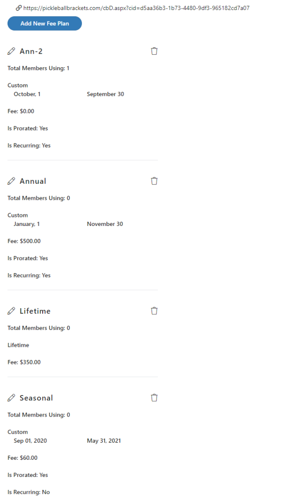 Member Fees - PB Manual - 1