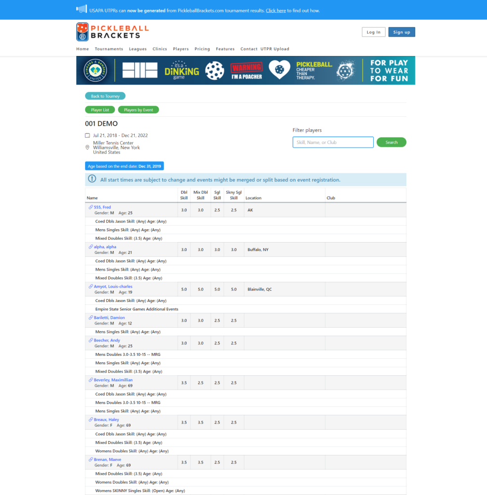 Player List with Events - PB Manual - 1