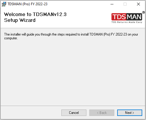 Process of Software Installation and Registration - TDSMAN Ver. 14.1 ...