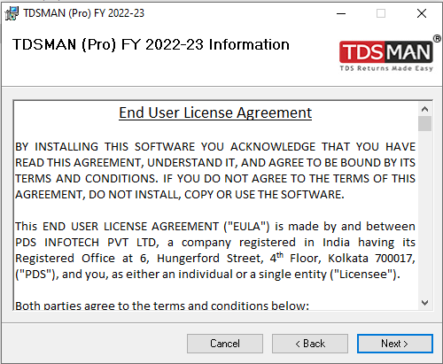 Process of Software Installation and Registration - TDSMAN Ver. 14.1 ...