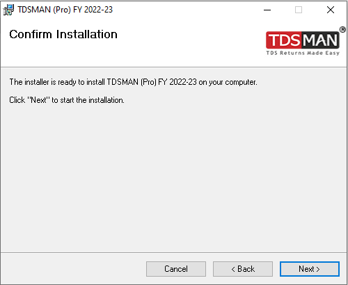 Process of Software Installation and Registration - TDSMAN Ver. 14.1 ...
