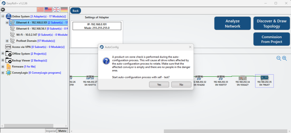 Auto-Configuration Procedure - EasyRoll+ User Manual - 1