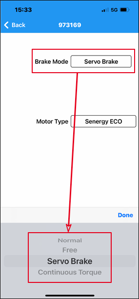 Motor & Holding Brake Settings - EZ-Qube Reference Manual - 4.0
