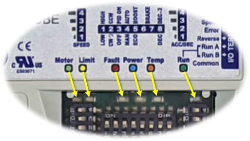 Error Output and LED Status - EZ-Qube Reference Manual - 3.0