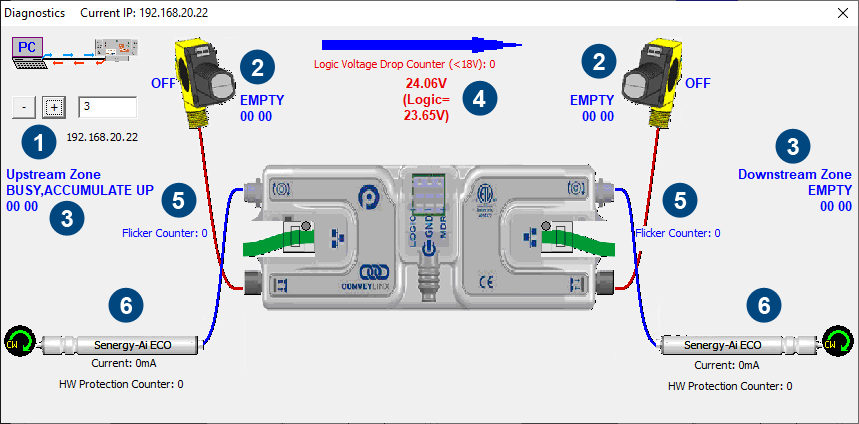 Diagnostic Window - ConveyLinx-Ai Family Complete Guide - 2.1