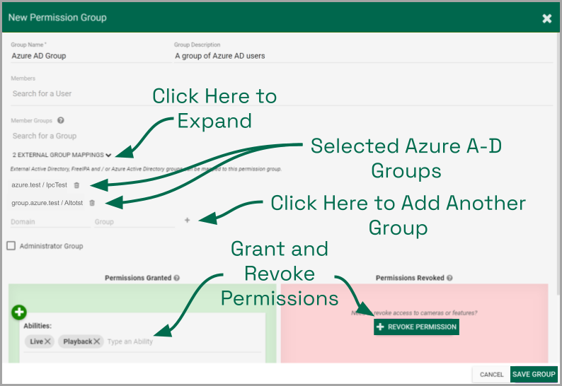 Add a Permission Group for Azure Active Directory - Orchid Alto VMS ...