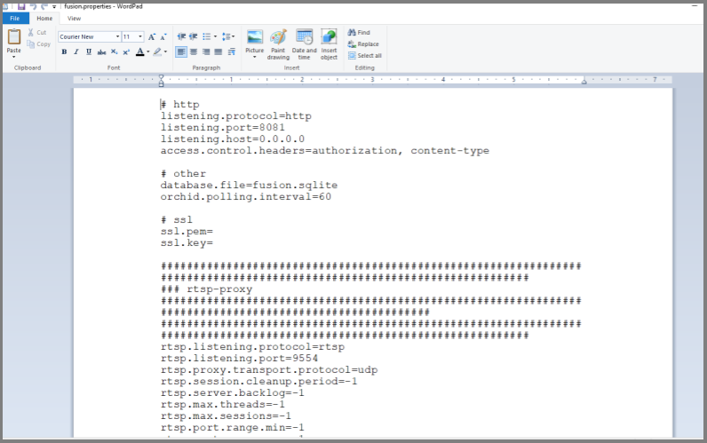 How to Edit a Configuration File in Windows - Orchid Fusion VMS ...