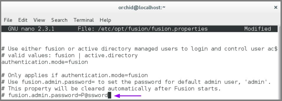 How to Edit a Configuration File in Red Hat - Orchid Fusion VMS ...