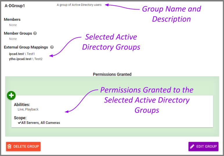 Add a Permission Group for Active Directory - Orchid Hybrid/Fusion VMS ...