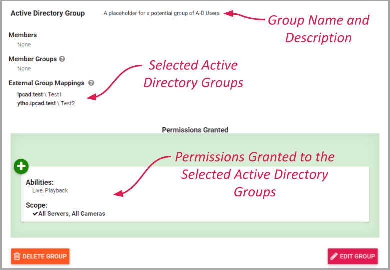 Add a Permission Group for Active Directory - Orchid Hybrid/Fusion VMS ...