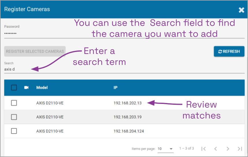 Add Cameras - Orchid Hybrid/Fusion VMS Administrator Guide - 23.6