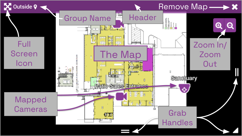 Adding/Removing Maps - Orchid Hybrid/Fusion VMS User Guide - 23.3