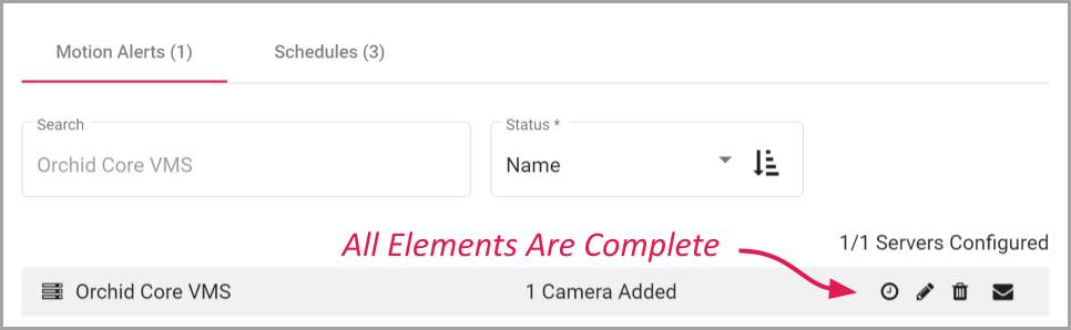 Adding Motion Alerts - Orchid Hybrid/Fusion VMS Administrator Guide - 22.6