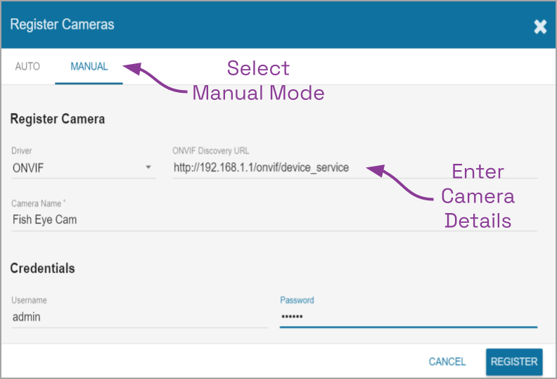 Add Cameras - Orchid Fusion/Hybrid VMS Administrator Guide - 23.6
