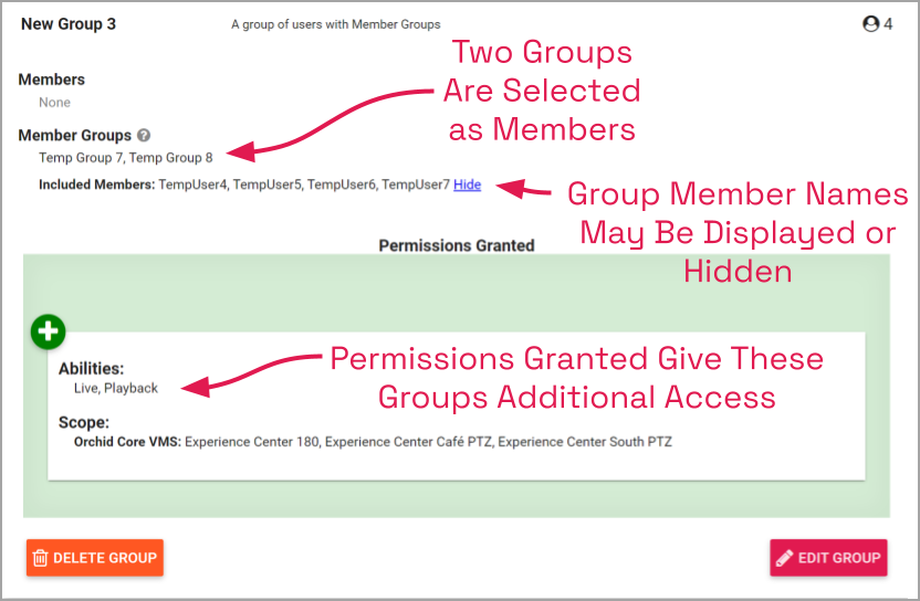 Add a Permission Group that Includes a Member Group - Orchid Hybrid ...