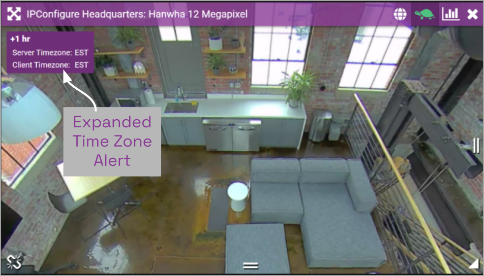 Time Zone Alert - Orchid Fusion/Hybrid VMS User Guide - 23.6