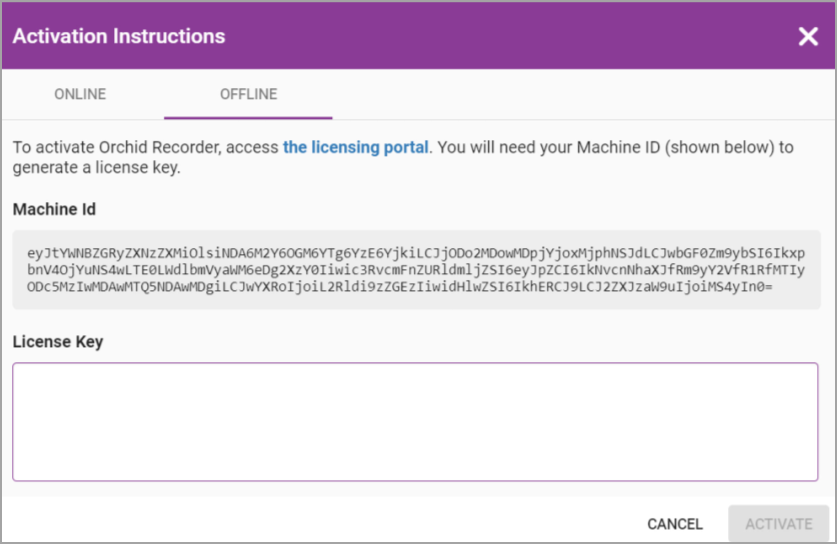 Modifying an Existing License (Offline Method) - Orchid Hybrid/Fusion ...