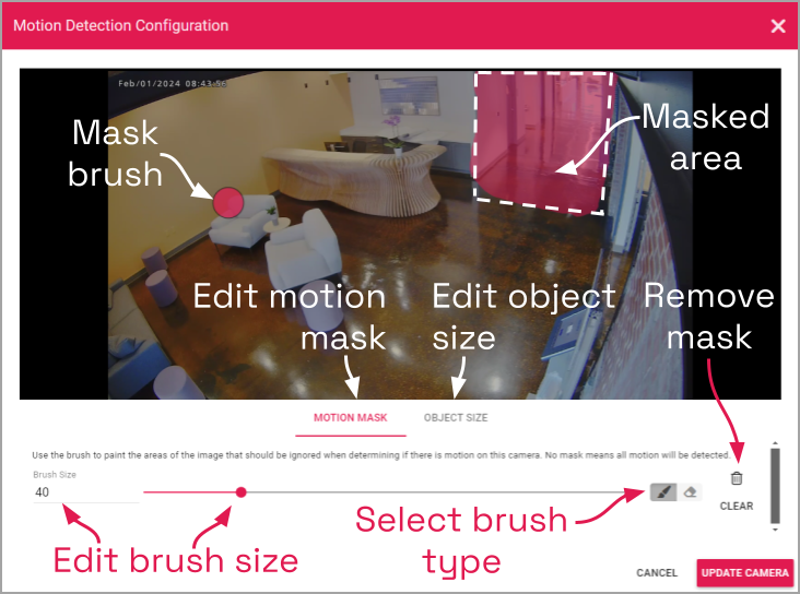 Advanced Settings: Motion Detection - Orchid Hybrid/Fusion VMS ...