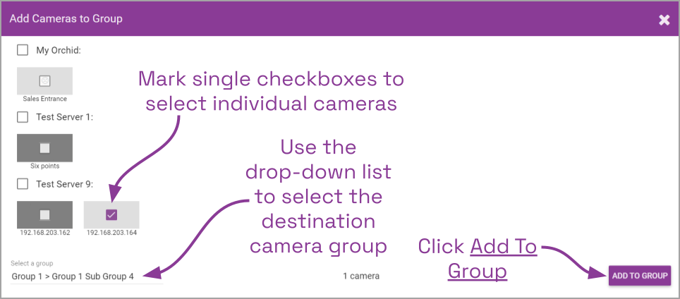 Find Ungrouped Cameras - Orchid Hybrid/Fusion VMS Administrator Guide ...