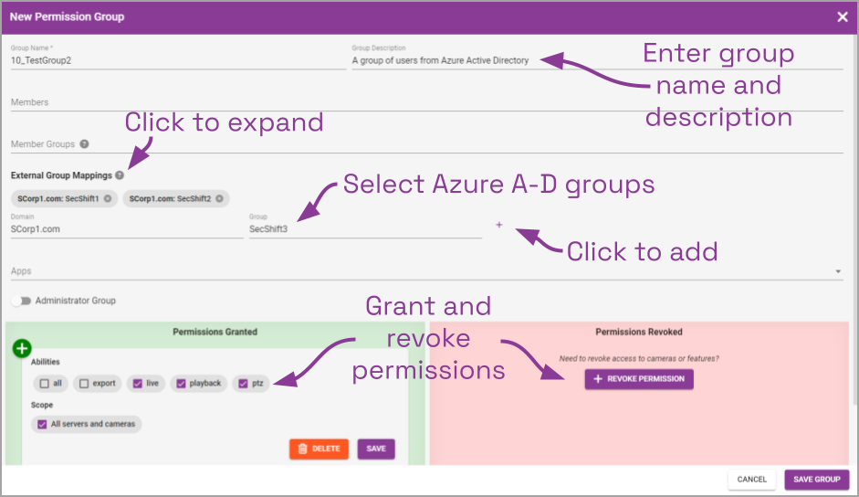 Add a Permission Group for Azure Active Directory - Orchid Hybrid ...