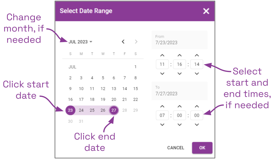 Working with the Events Screen - Orchid Fusion/Hybrid VMS User Guide - 23.6
