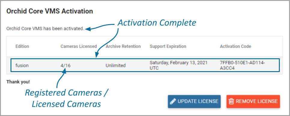 Add a License (Quick Method) - Orchid Recorder Administrator Guide - 22.3