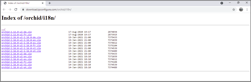 Update Client Feature - Orchid Recorder Administrator Guide - 21.3