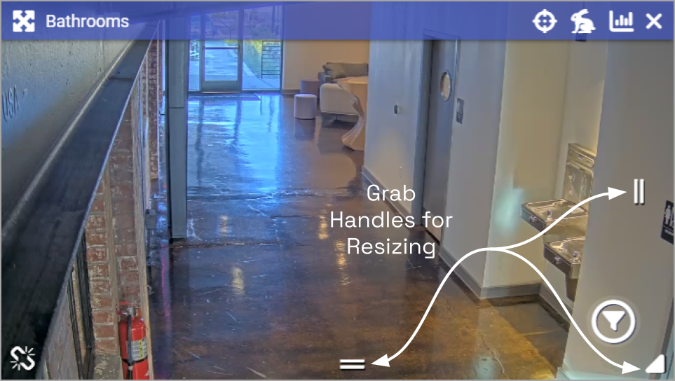 Resizing Players - Orchid Recorder User Guide - 23.12