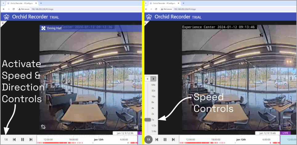 Playback Speed Control - Orchid Recorder User Guide - 24.9