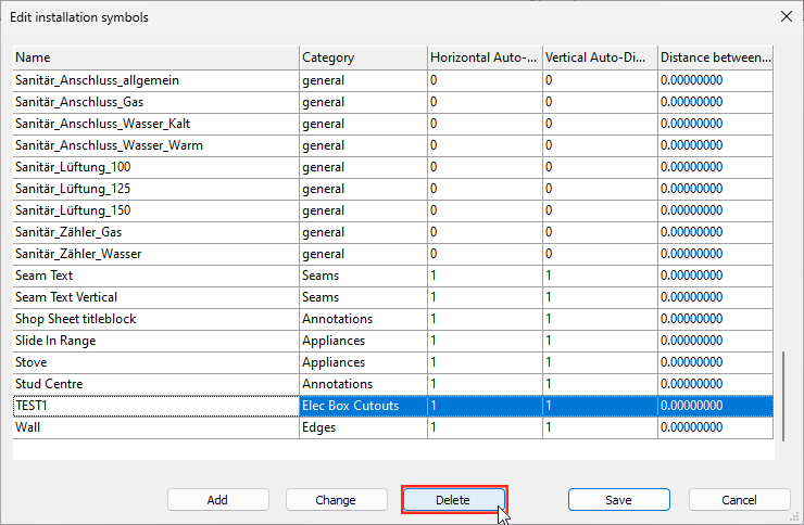 Create/Edit Installation symbols - Flexijet Stone - 1