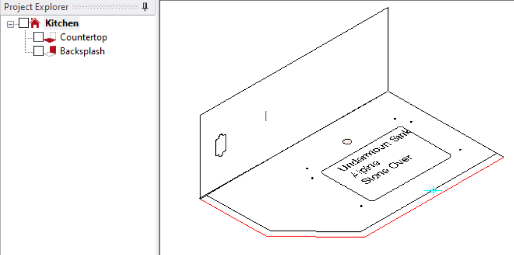 Measuring Full-Height Backsplash - Flexijet Stone - 1