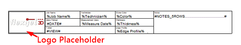 Editing PDF Titleblocks - Flexijet Stone - 1