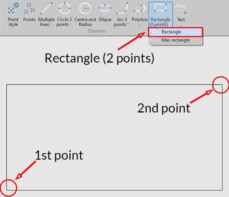 Rectangle (2 points) - Flexijet Stone - 1