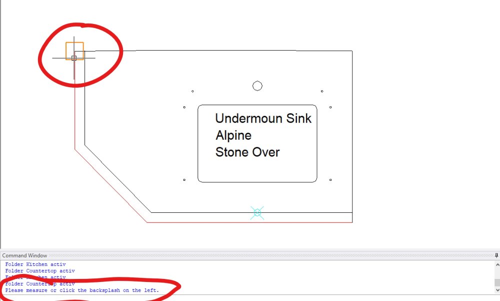 Measuring Full-Height Backsplash - Flexijet Stone - 1