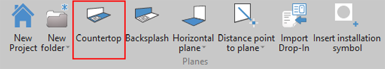 Countertop button - Flexijet Stone - 1