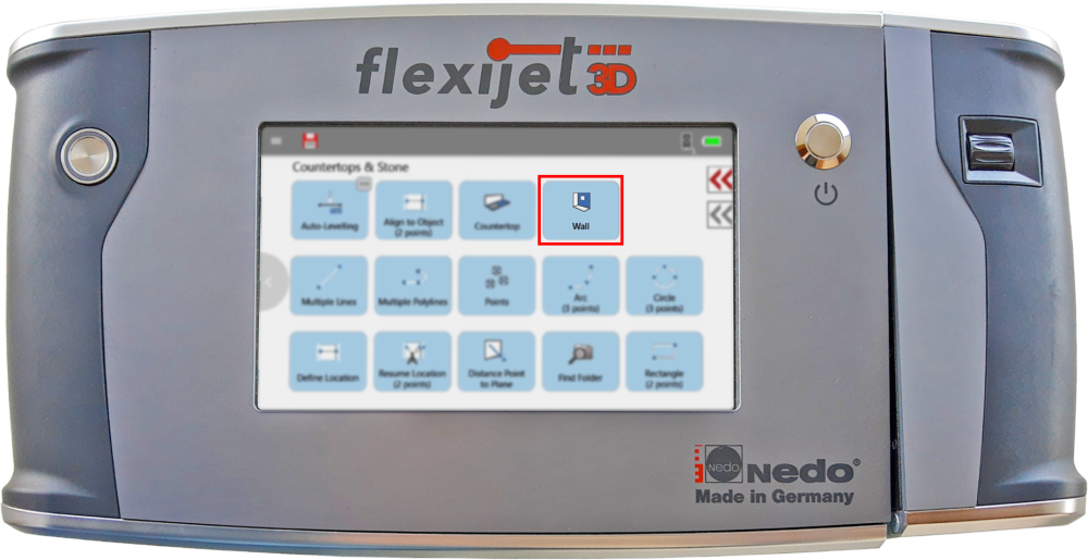 Wall button - Flexijet Stone - 4