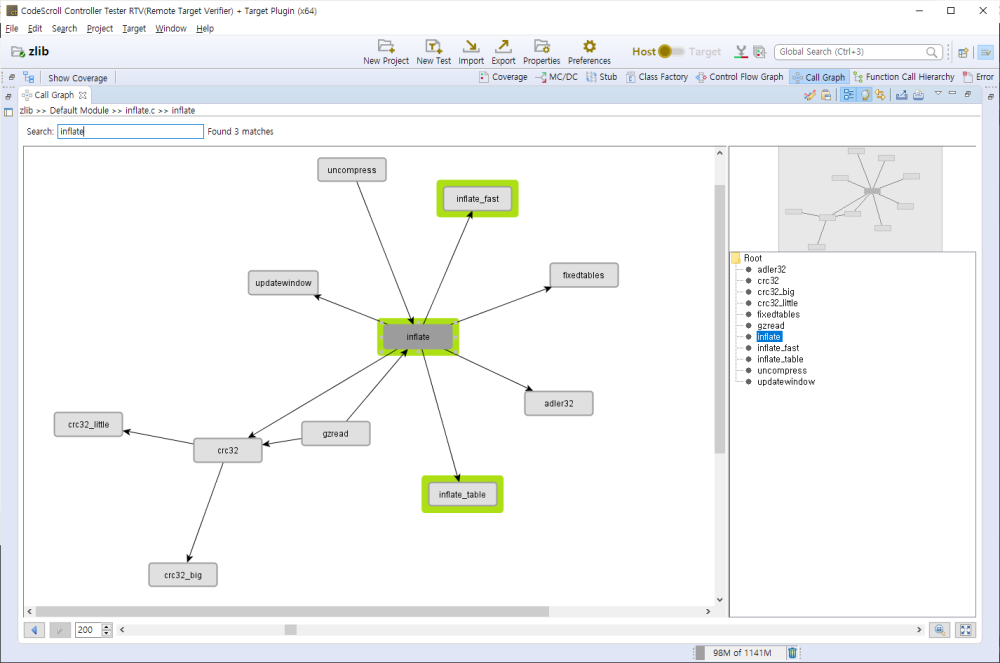 Call Graph View - User Manual - 3.3