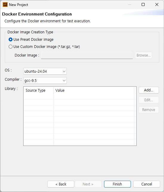 Create a C/C++ Project from Docker Environment - User Manual - 2025.12