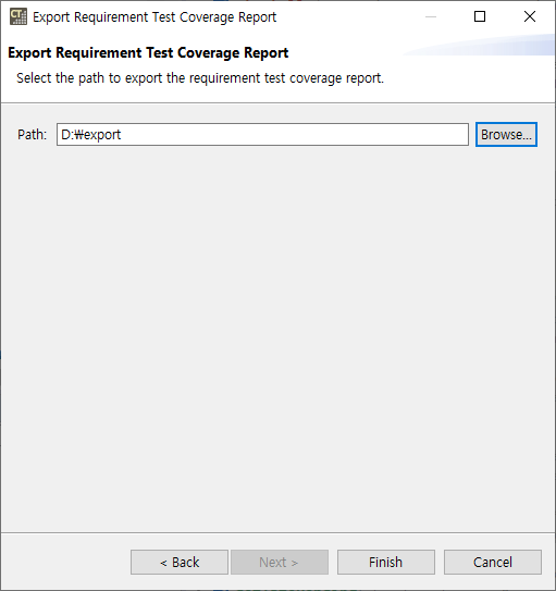 Requirement − Requirement test coverage report - User Manual - 3.7